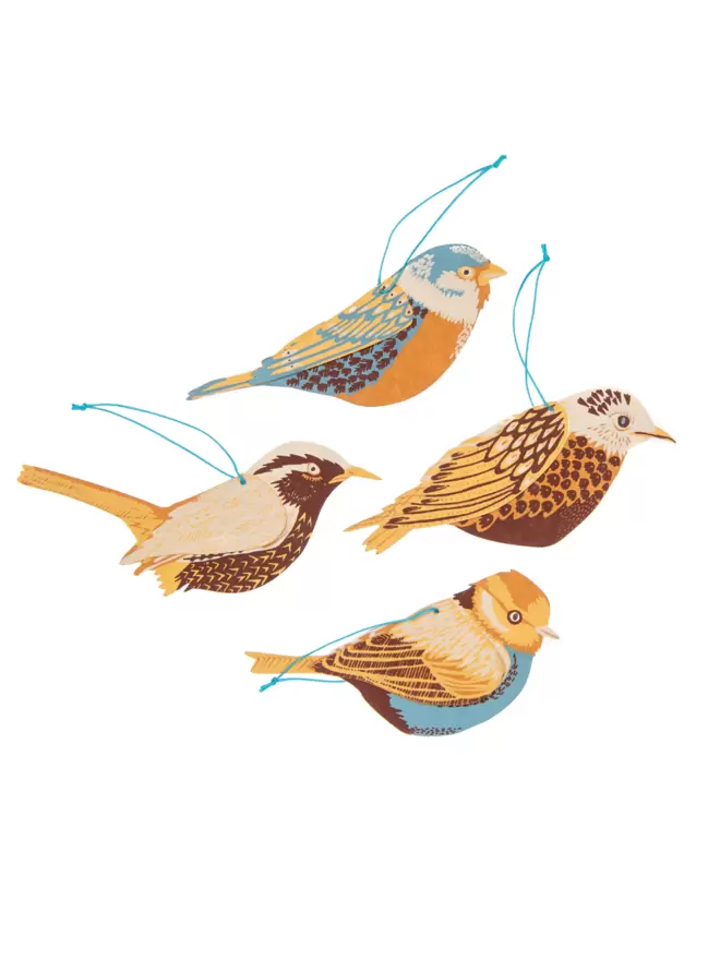 Spring Bird Paper Decorations - Holly & Co