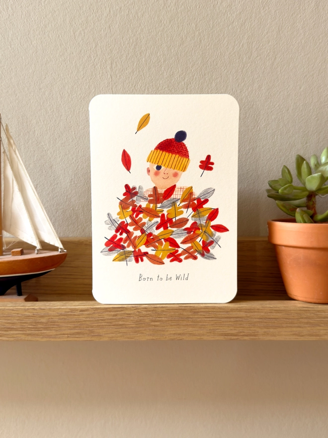 Born to be Wild Greetings Card - Holly & Co