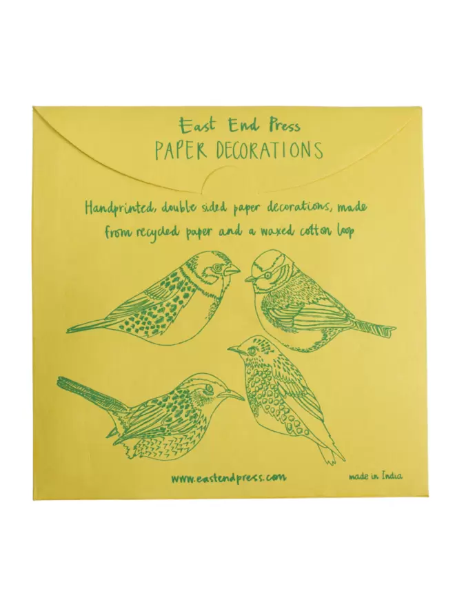 Spring Bird Paper Decorations - Holly & Co