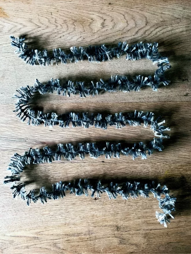 Silver Strinsel - Jute String Tinsel - Holly & Co